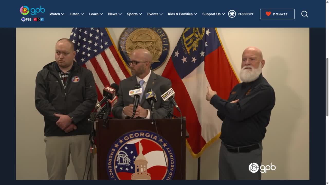 Georgia emergency management officials give update on Winter Storm Fern