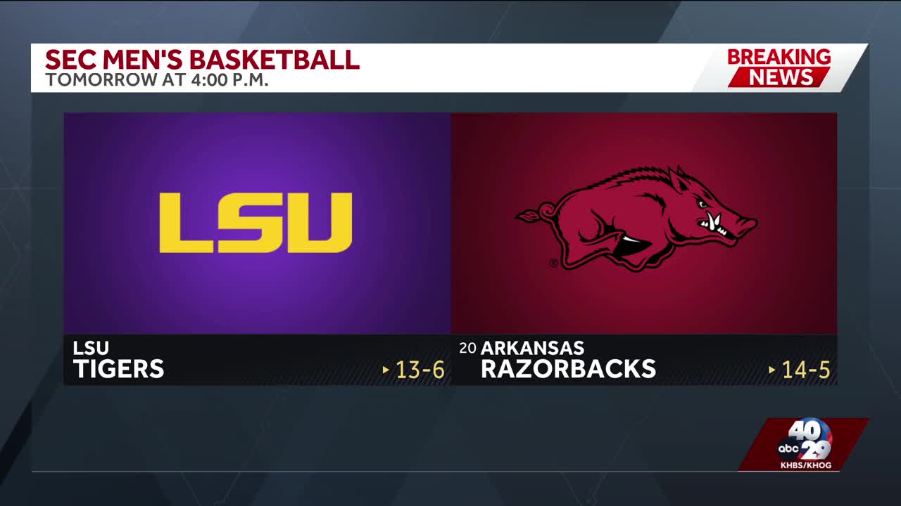 Time change for LSU-Arkansas game