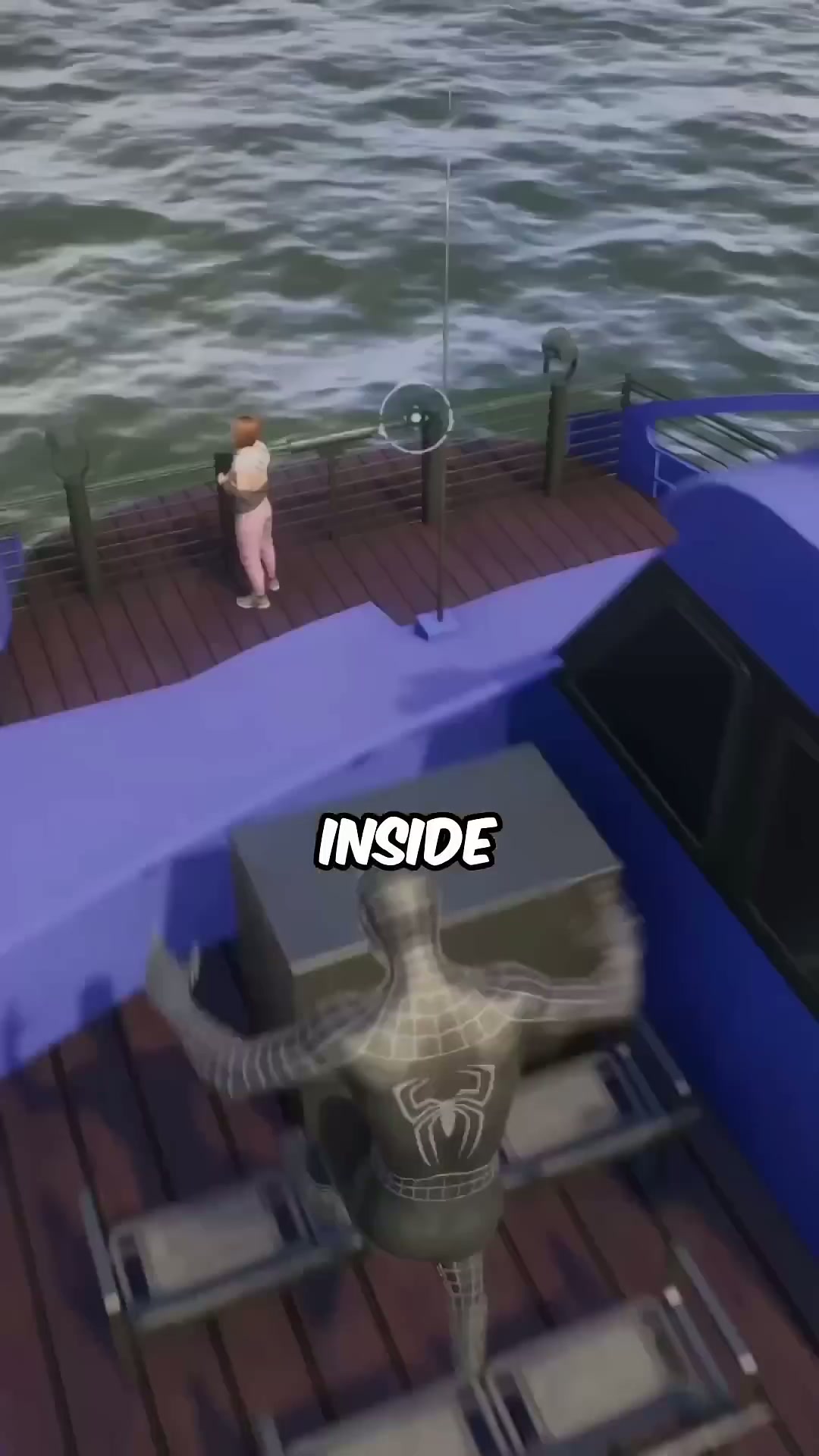 What happens if you go to a boat in all the Spider-Man games? # ...