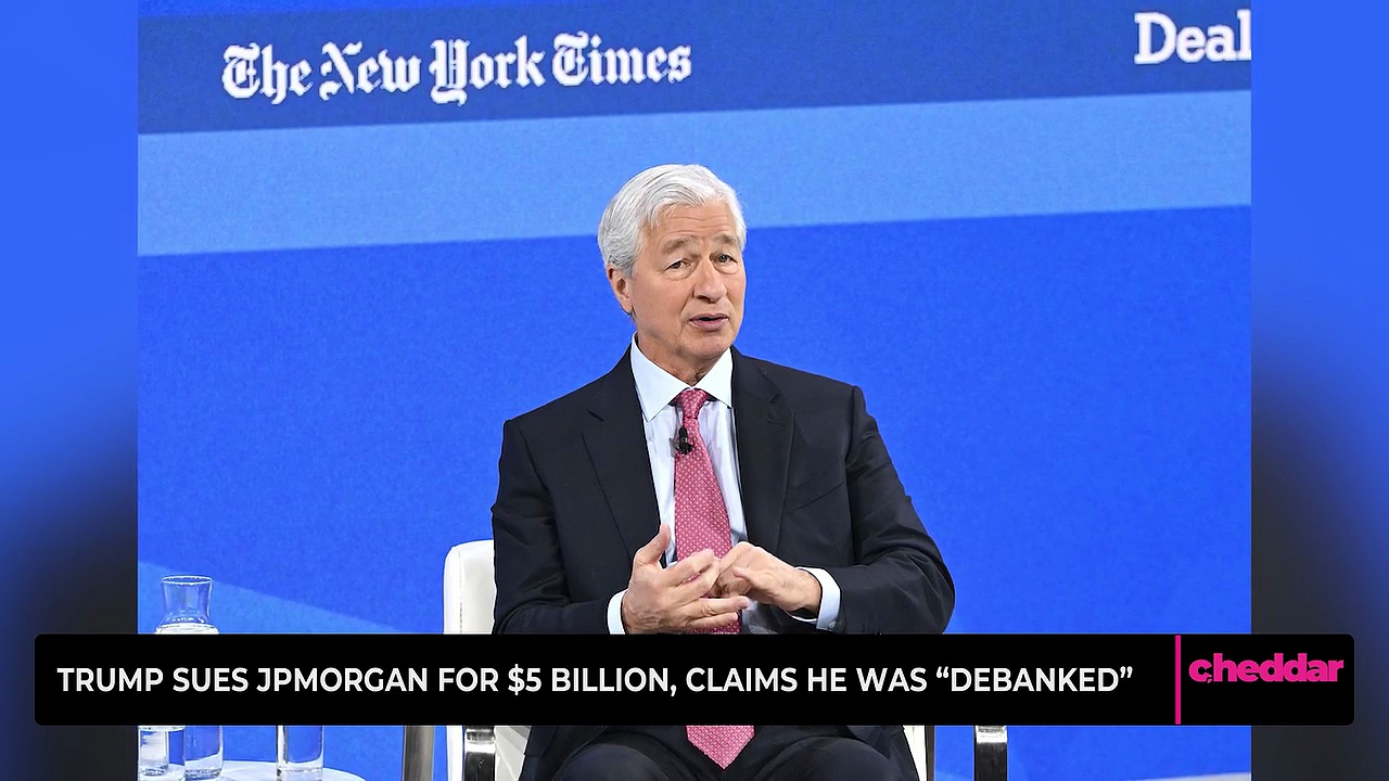 Trump sues JPMorgan for $5 billion, claims he was "debanked"