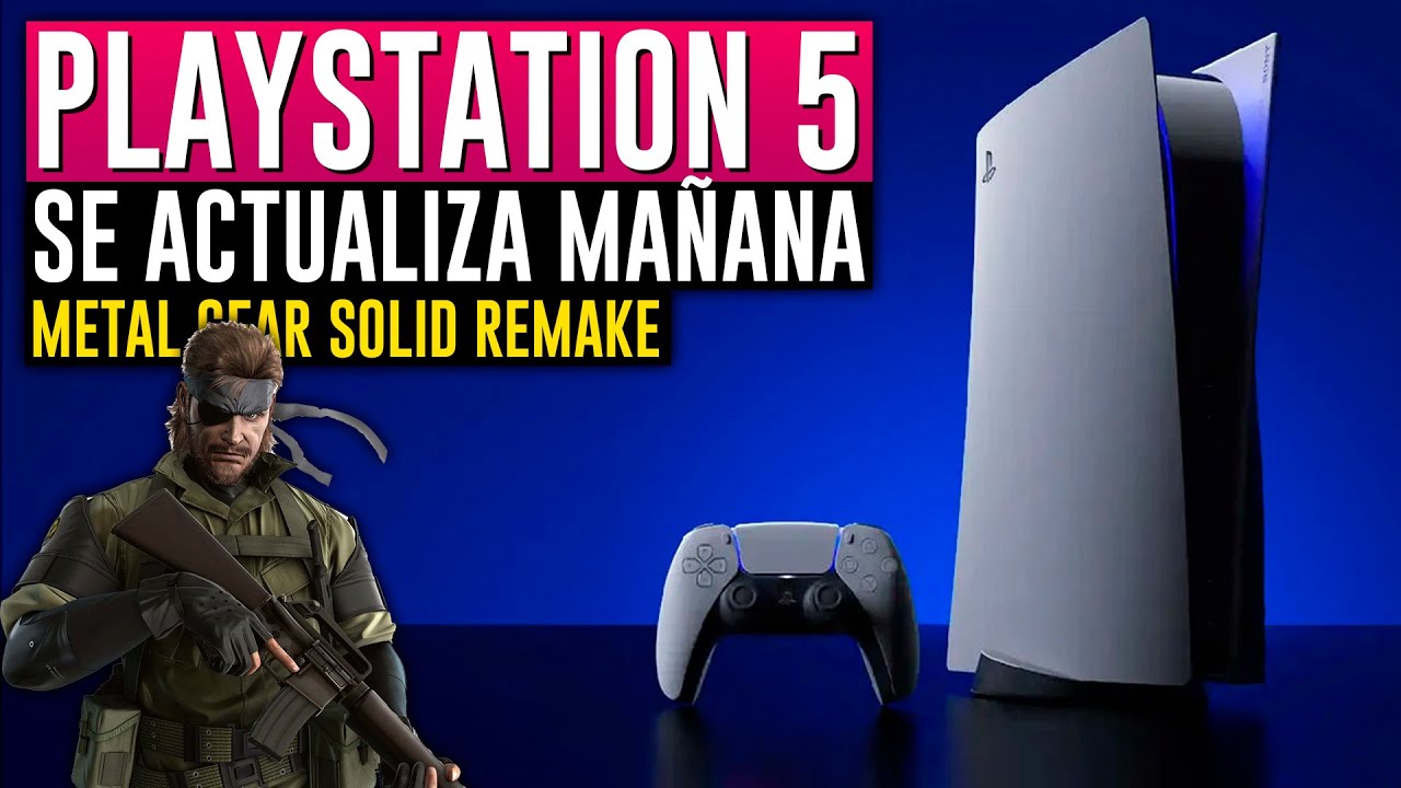 Actualizacion importante para PS5 🔥 Metal Gear Solid REMAKE 🔥 ...