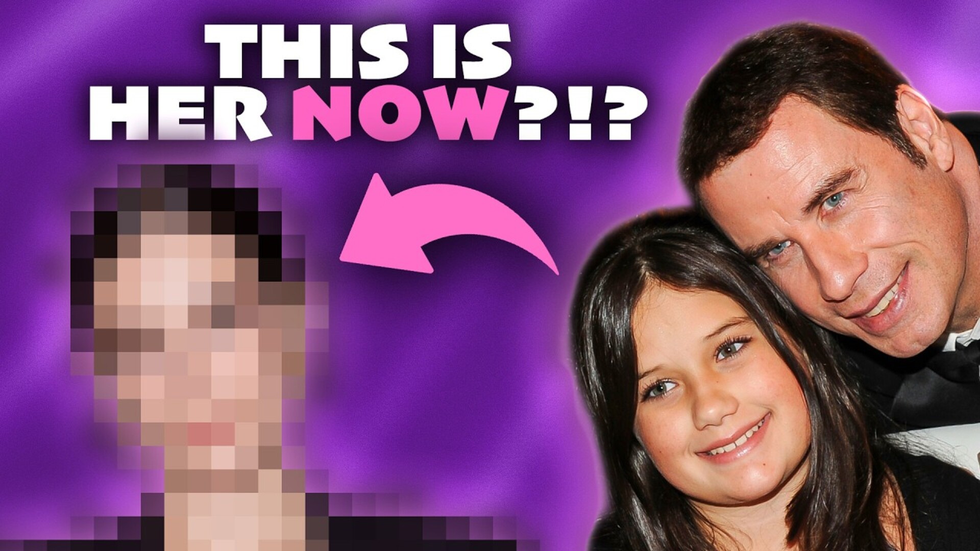 The transformation of John Travolta's only daughter