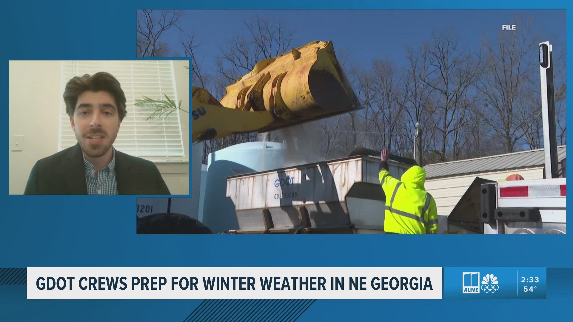 GDOT Northeast updates on winter storm prep