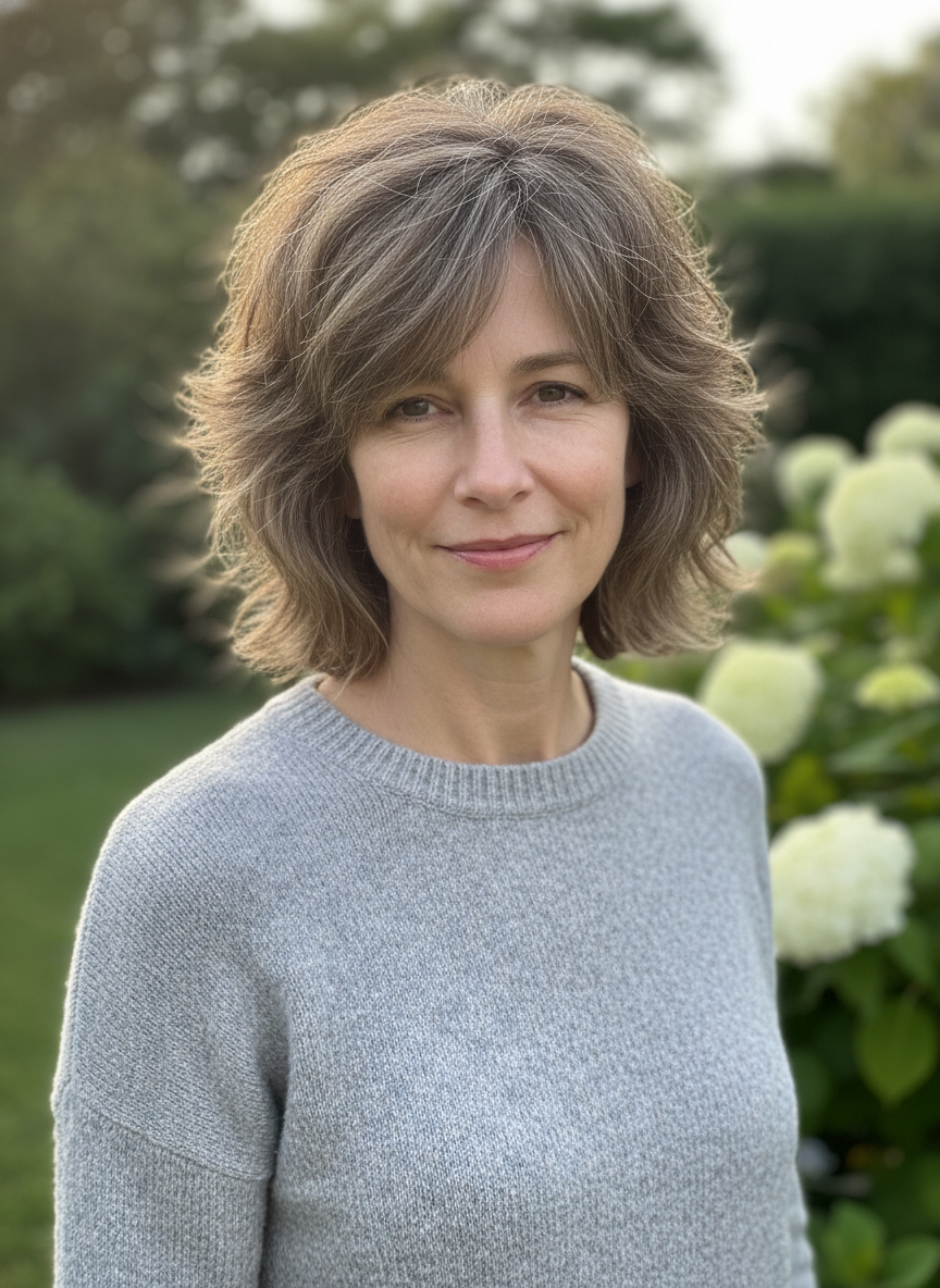 The best shaggy haircuts for women over 50 with fine hair