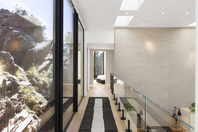 House of the week: A modern Colorado home built into a rock formation