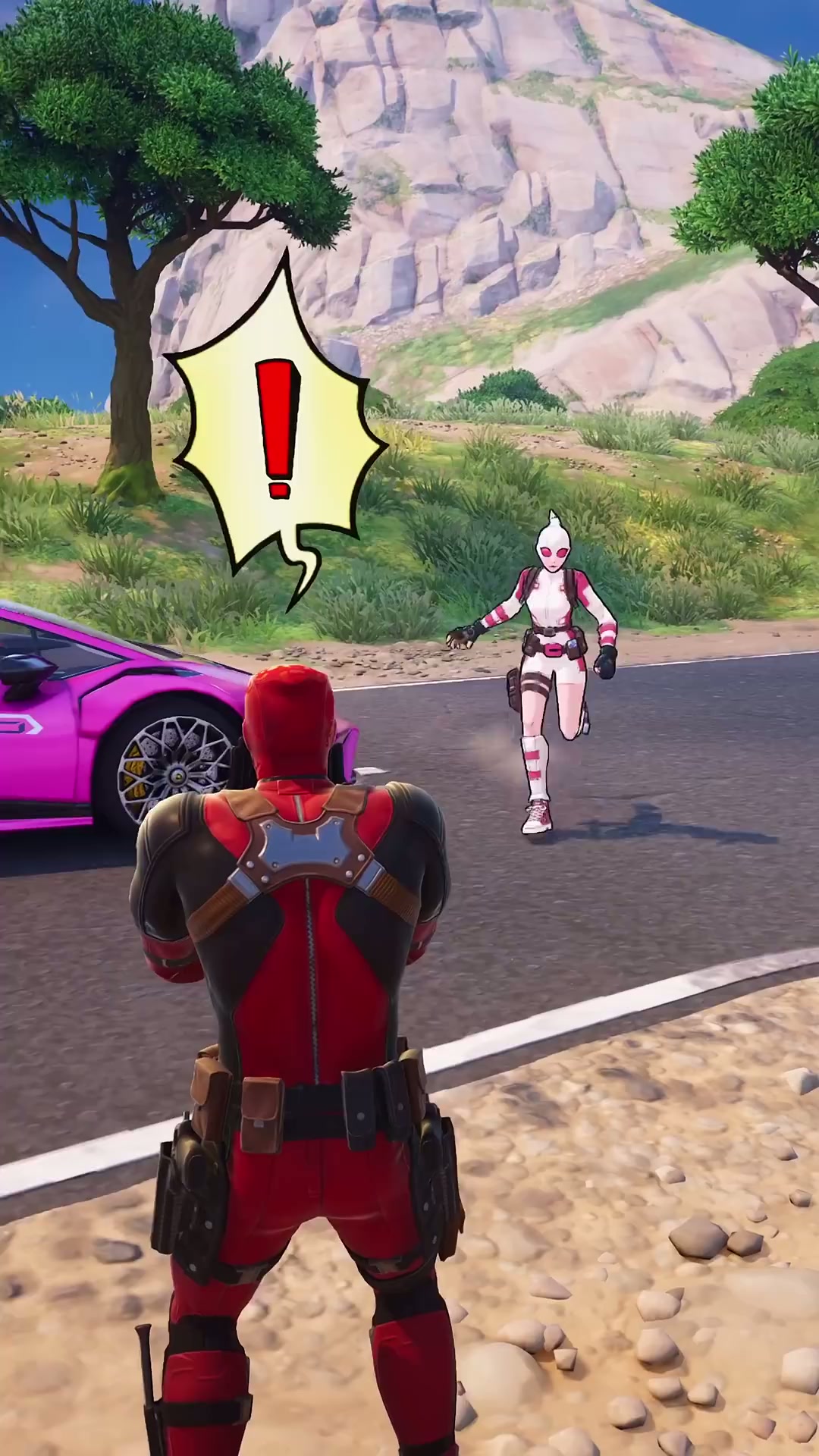Gwenpool trolled Deadpool! 😱😏 #shorts