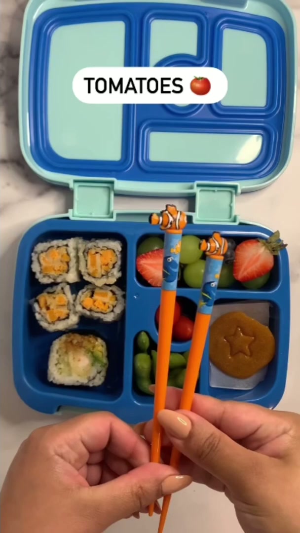 Squid Games Dalgona Challenge Sushi | #Shorts #kidslunch Lunch Box ...