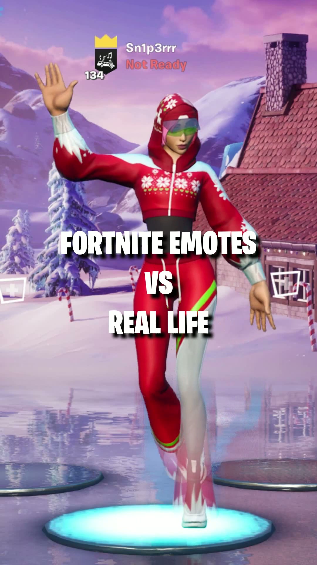 Fortnite emotes vs real life! 😳🤯 #shorts