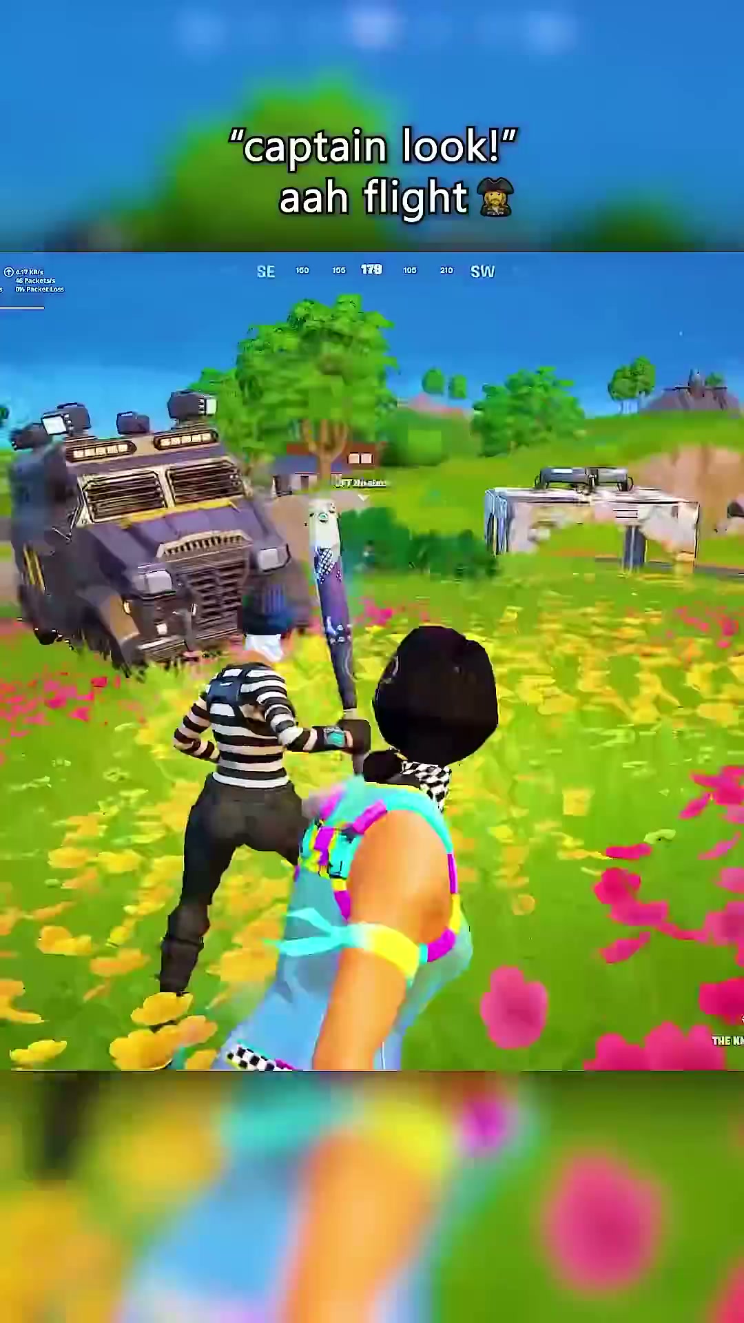 Flying with armoured vans