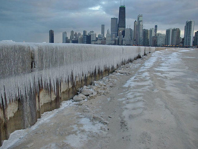 How cold did it get in Chicago today? Here's a look at the numbers