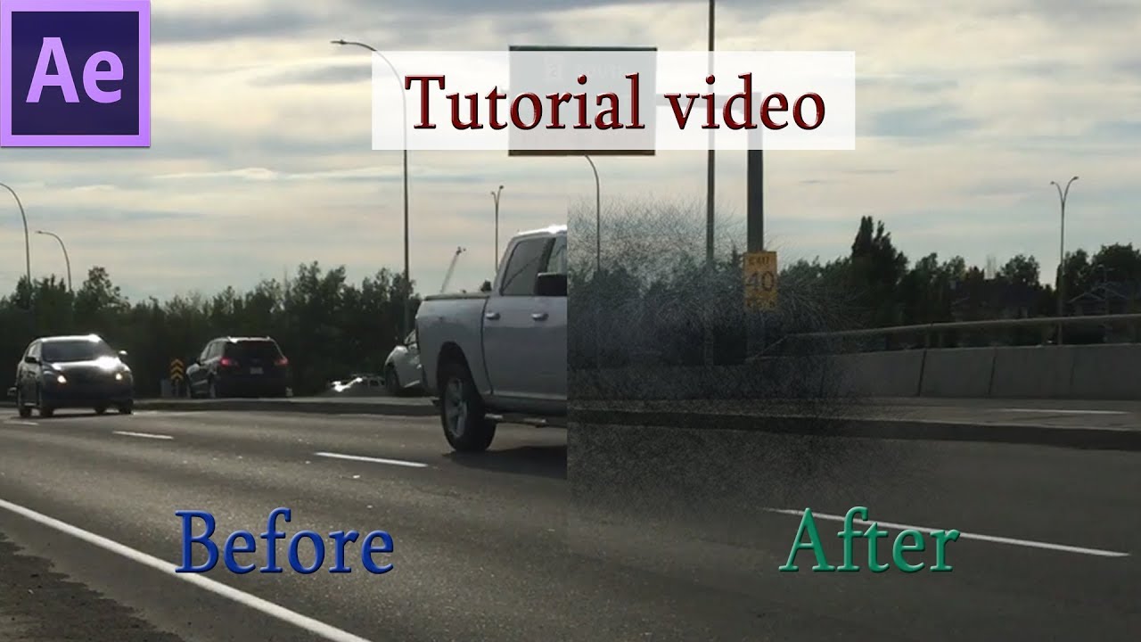 Tutorial - Evaporate moving objects in After Efects - 33
