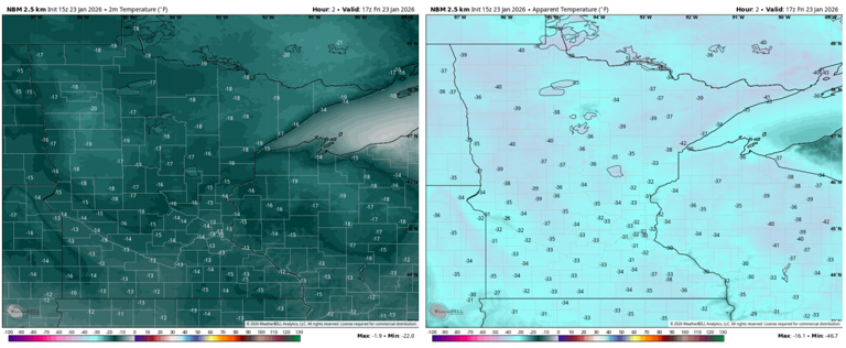 Dangerously cold temps, wind chills for 2026 Hockey Day Minnesota