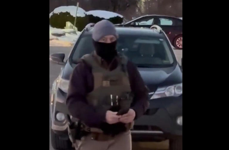 ICE agent goes viral for telling woman she’s going in a ‘domestic ...