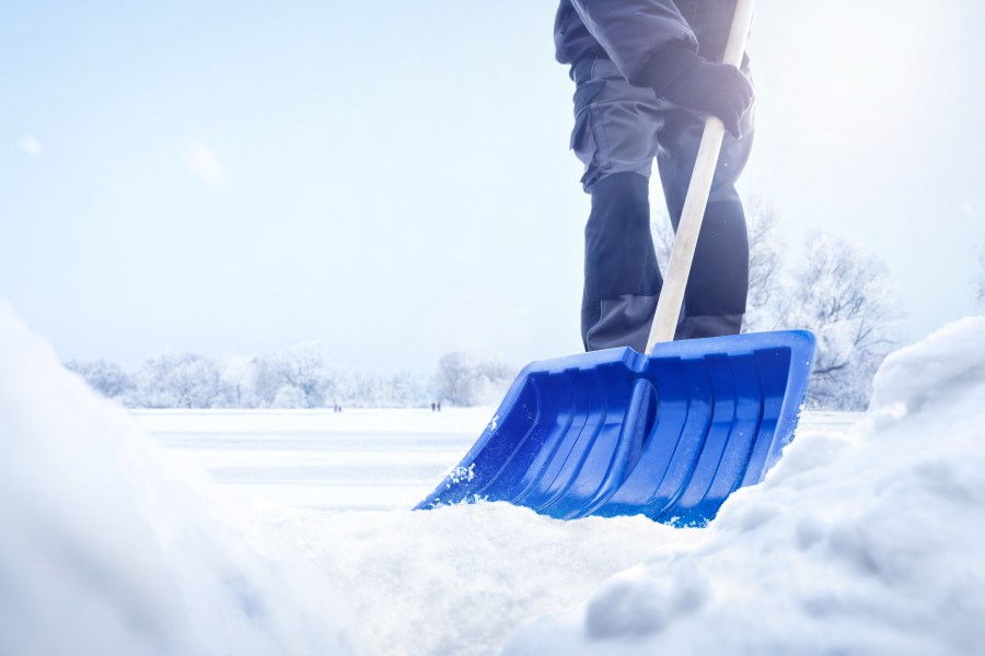 How to shovel snow safely
