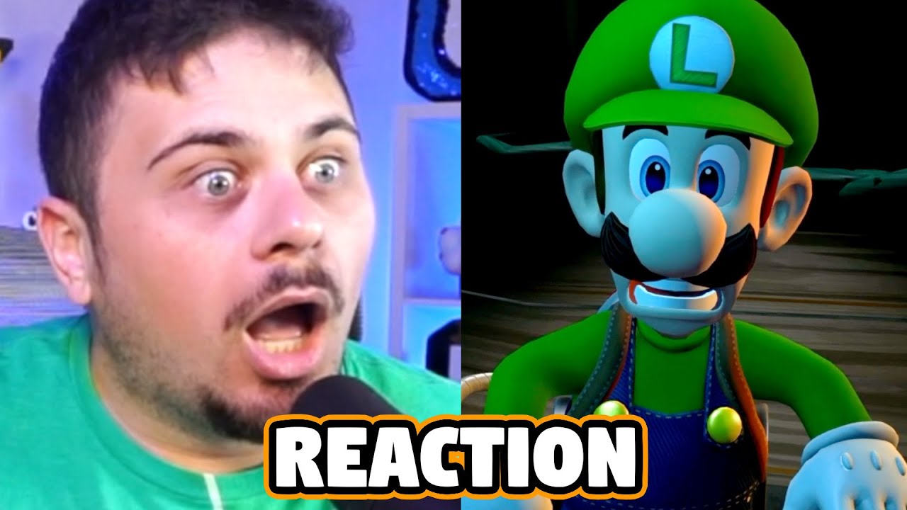 Luigi's Mansion Dark Moon + Princess Peach reaction
