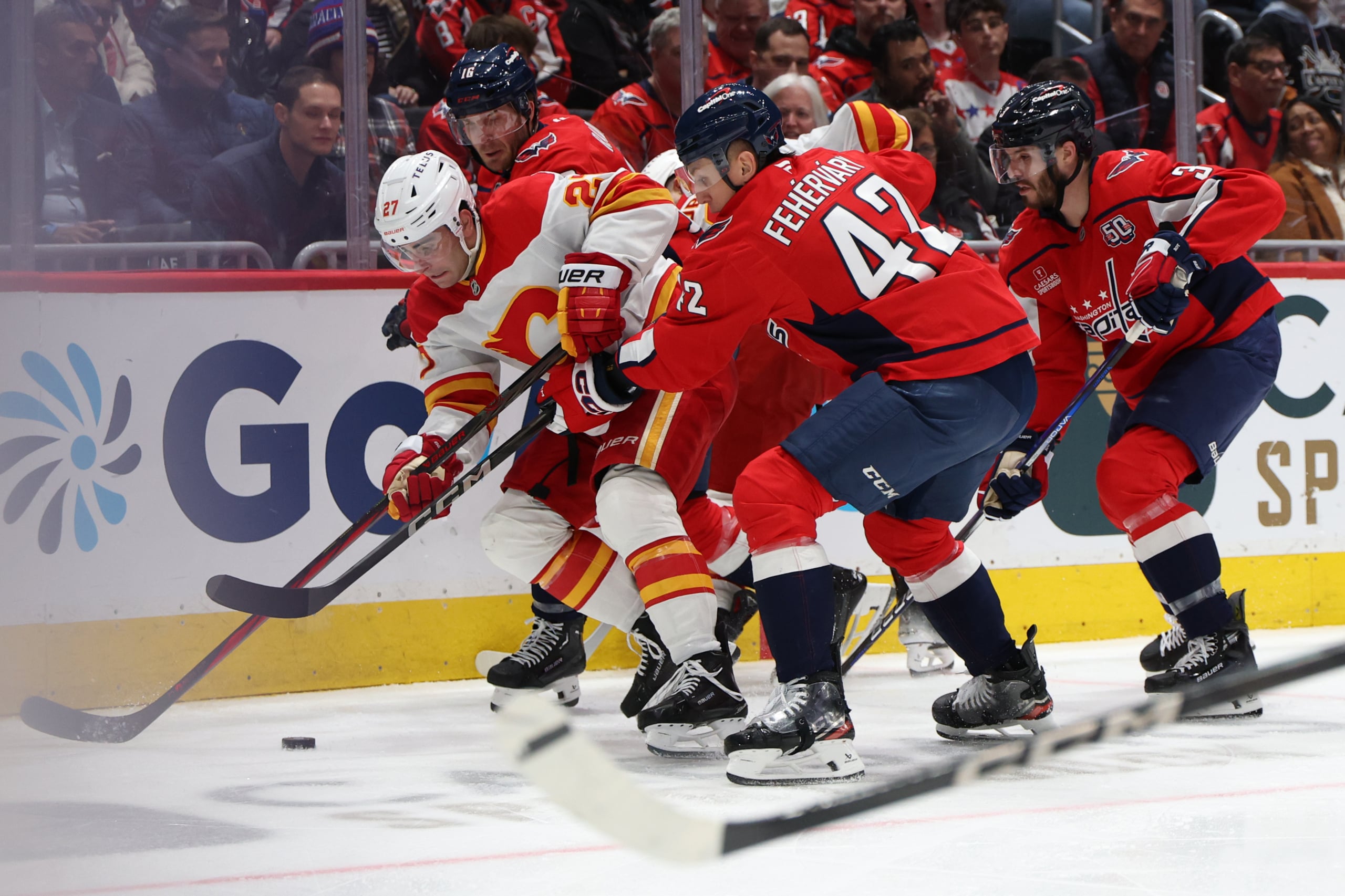 Capitals at Flames: Lines, notes, & how to watch