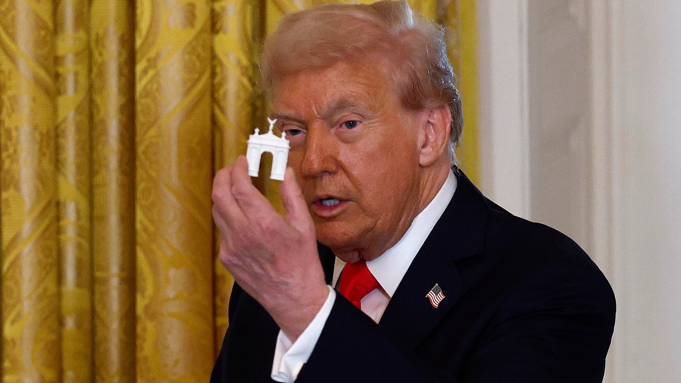 Trump unveils tacky new details on vanity project