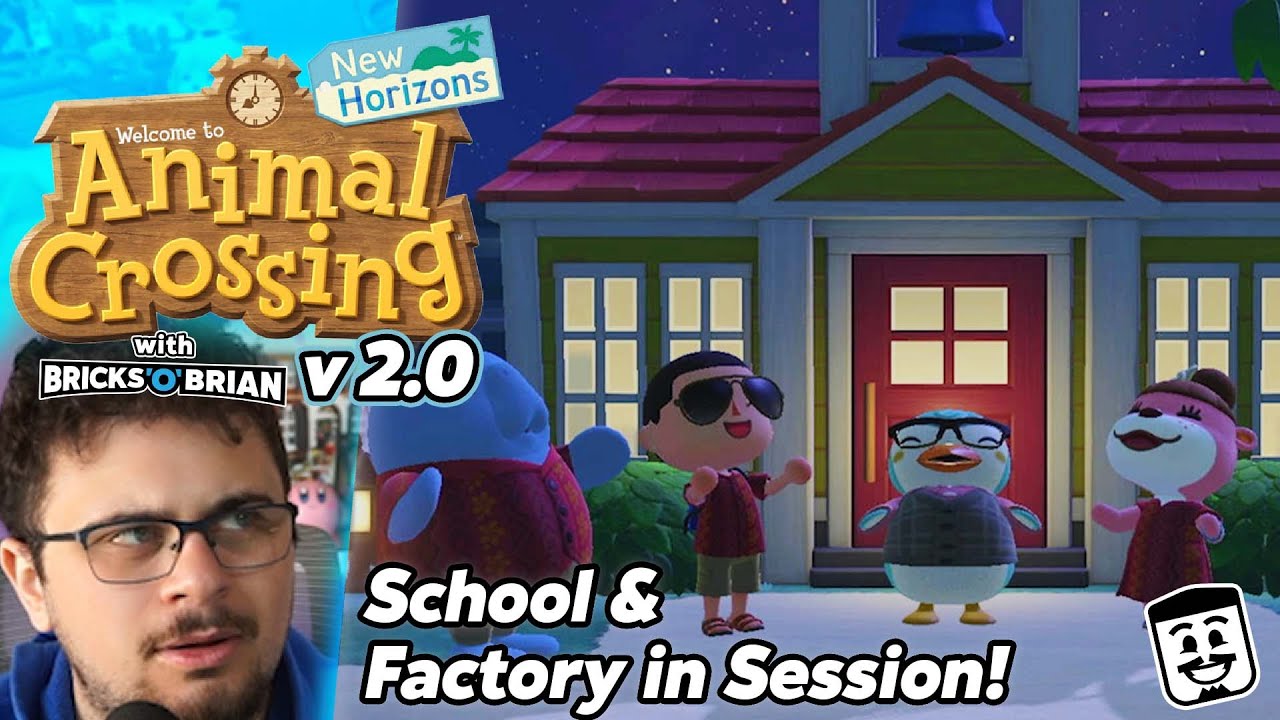 School & factory in session! - Animal Crossing New Horizons