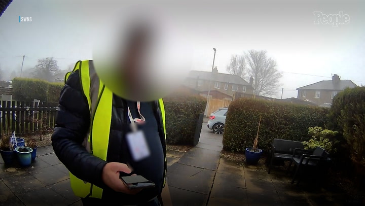 A sick pet cat, last seen being carried off by a delivery driver ...