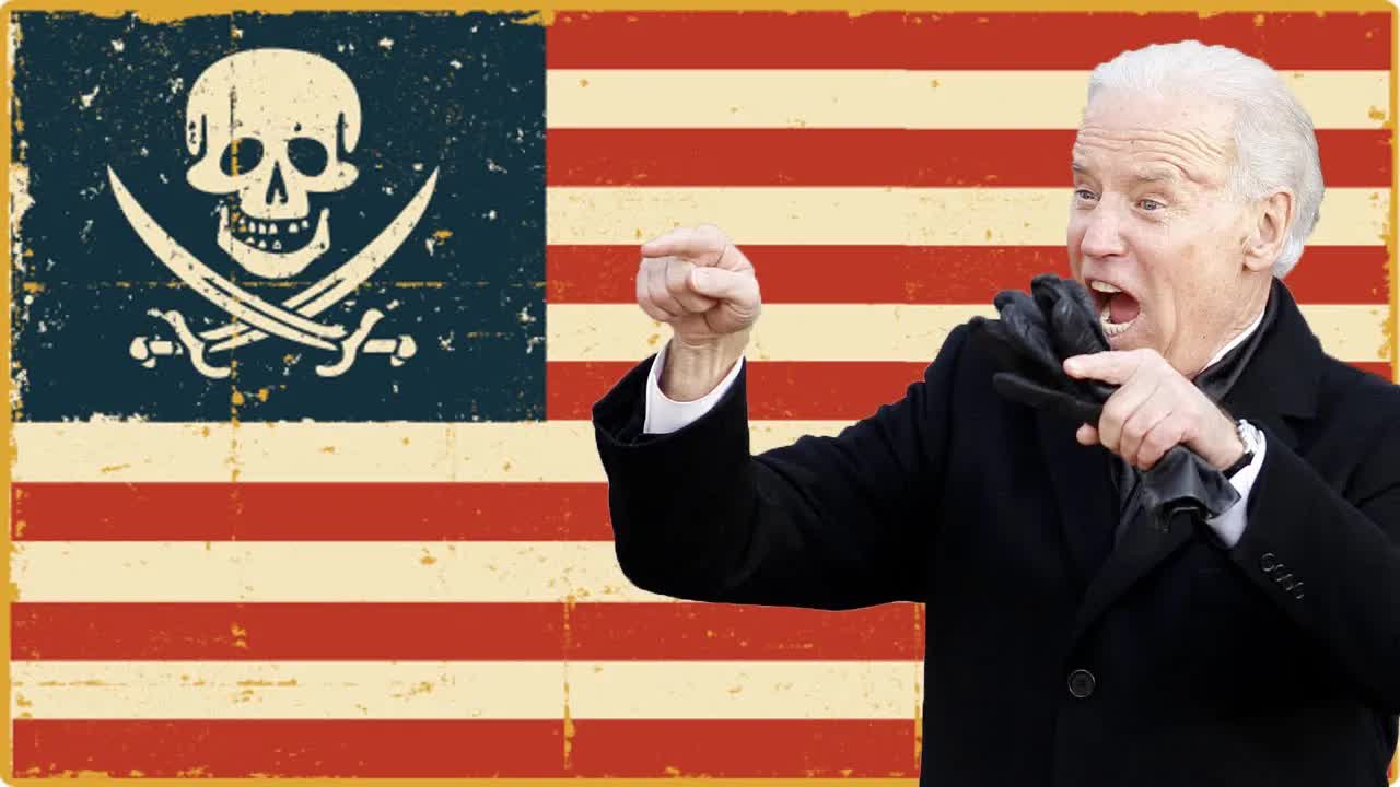 Biden may legalize piracy with executive order #02496 (April Fools video)