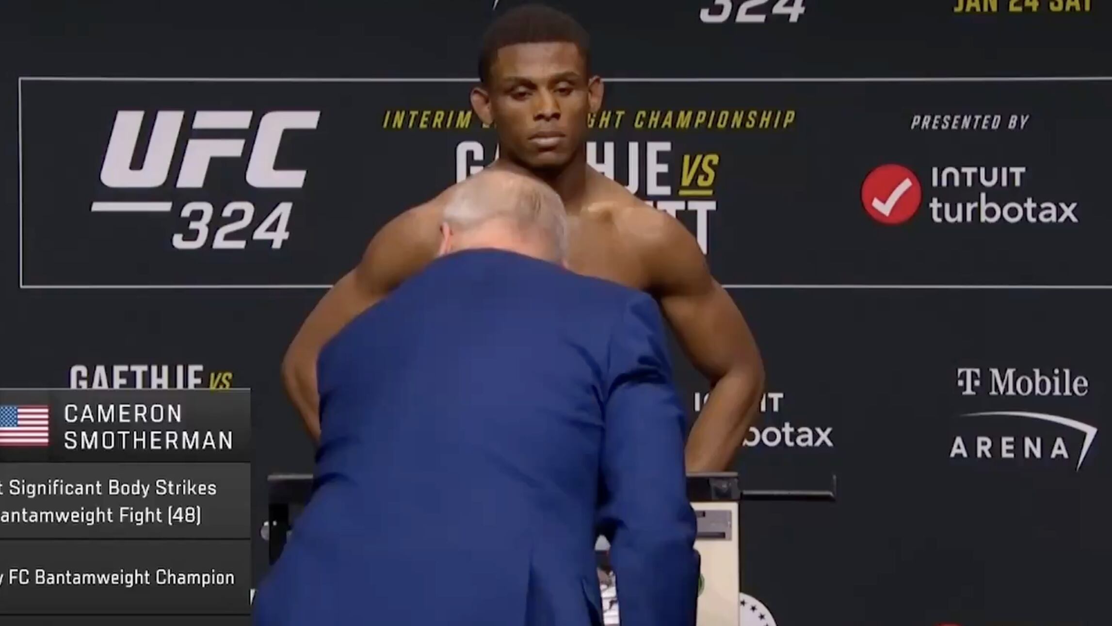 UFC fighter collapses after weigh-in in terrifying scene