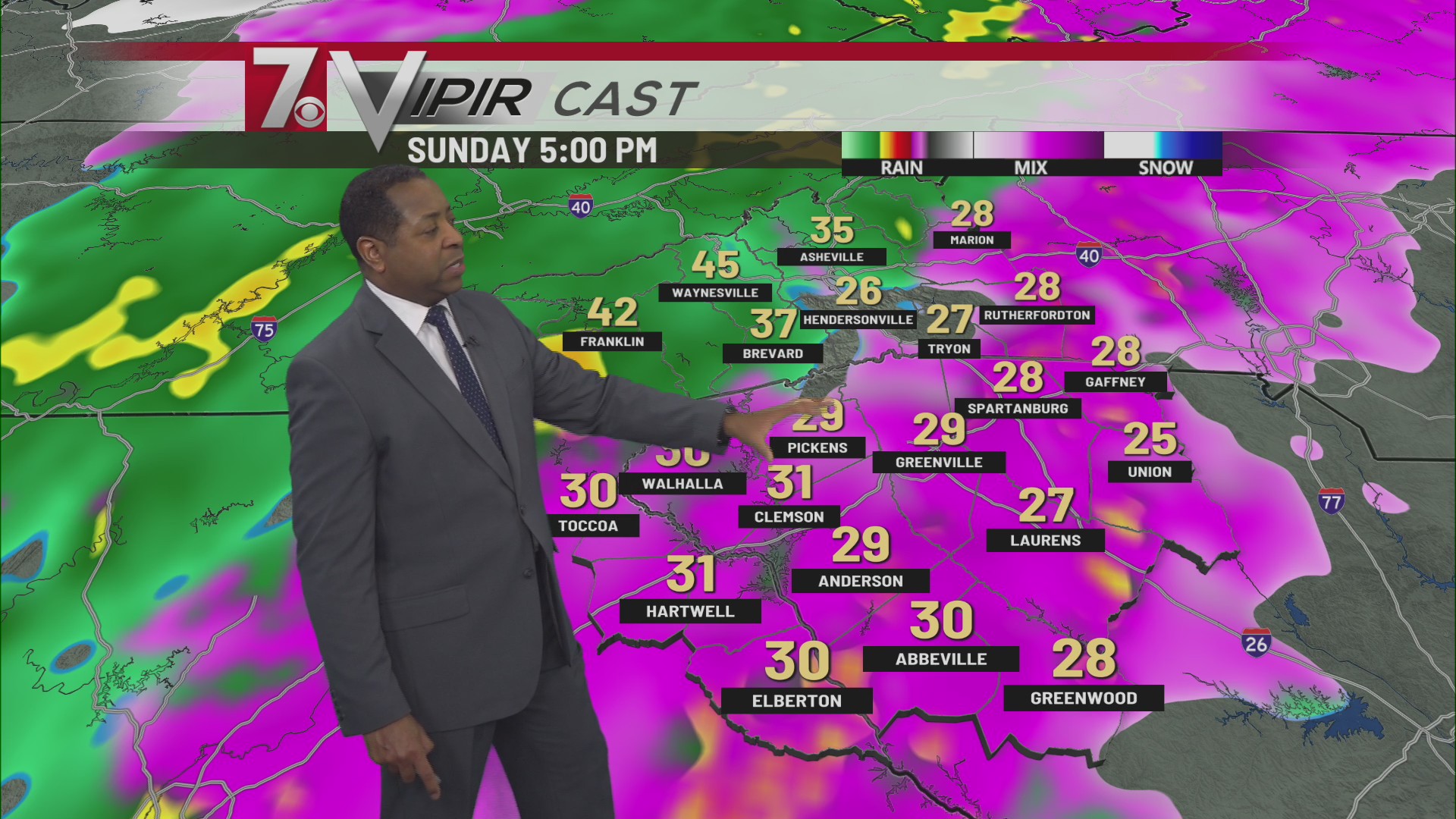 Friday PM winter storm forecast update | 7NEWS