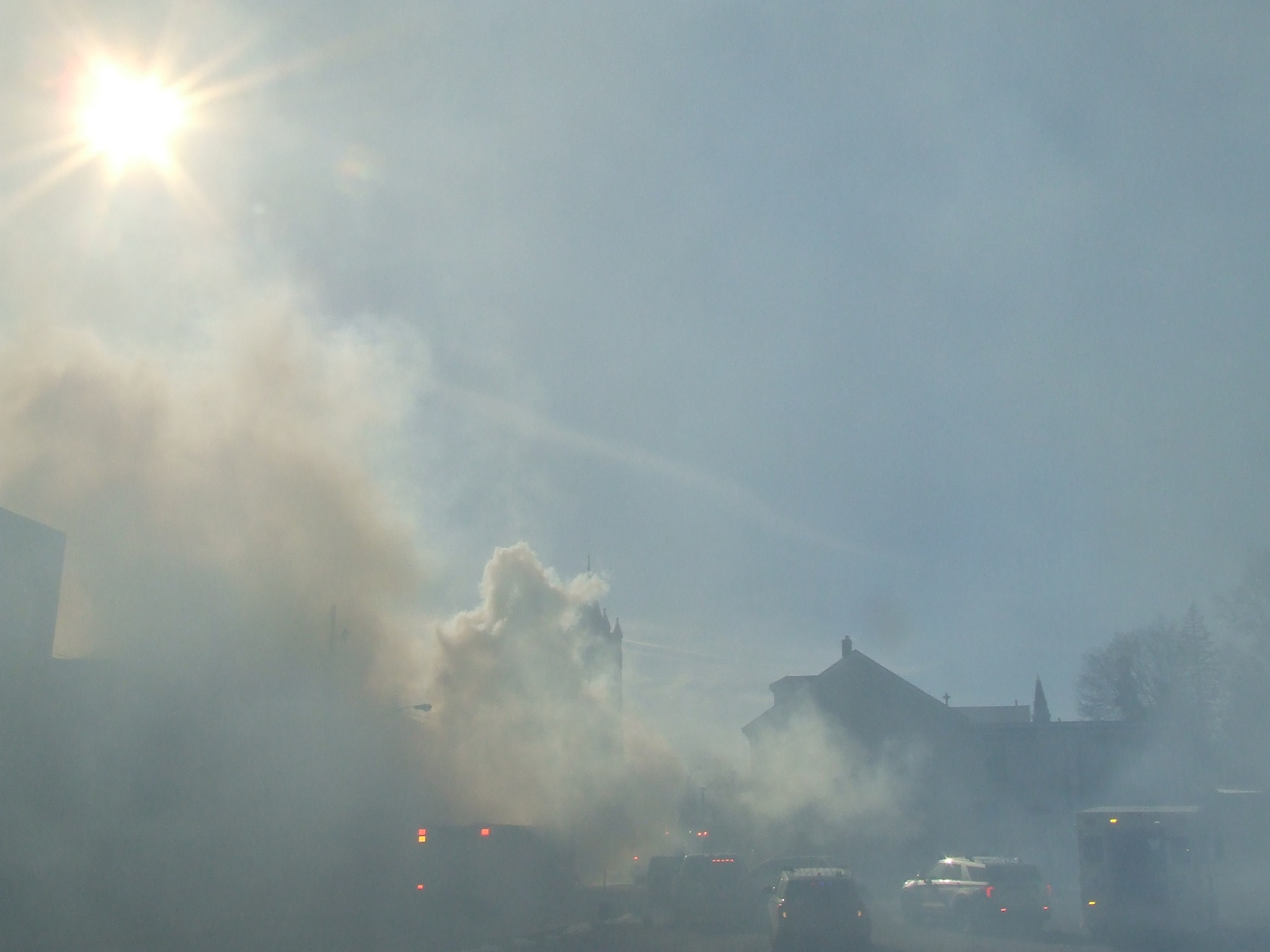Four-alarm fire | Two people trapped in burning home, only one got out ...