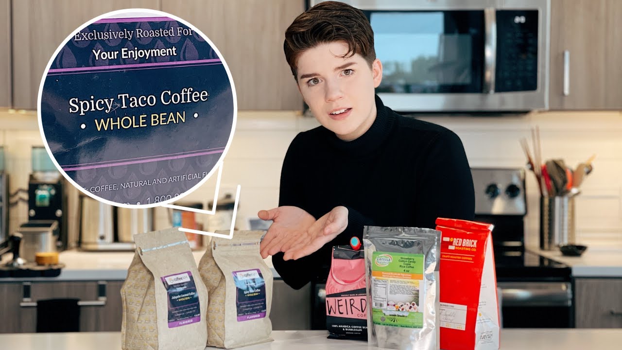 Unbelievable coffee flavors taste test: From bubblegum to spicy taco!