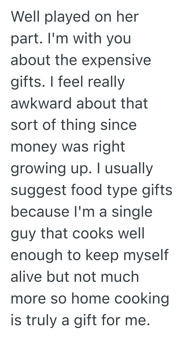 Boyfriend set strict gift limits and asked for nothing, so his ...