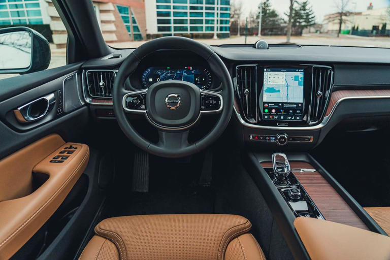 View interior photos of the 2026 Volvo V60 Cross Country