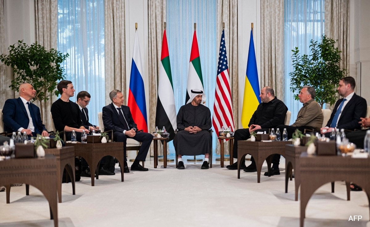 Russian, Ukrainian, US negotiators meet in Abu Dhabi for peace talks
