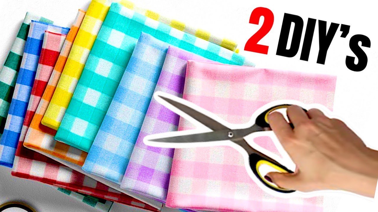 Organizadores de tecido! 2 ideias para organizar e decorar | Show de ...