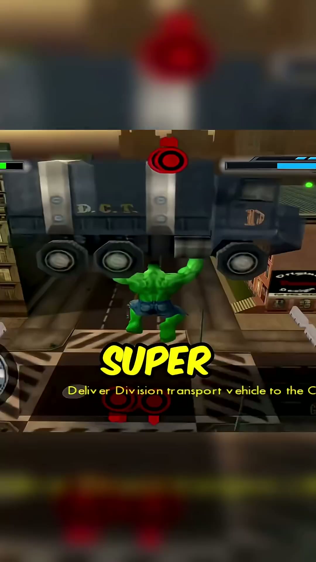 In the game Hulk: Ultimate Destruction, you’re overpowered. #hulk # ...