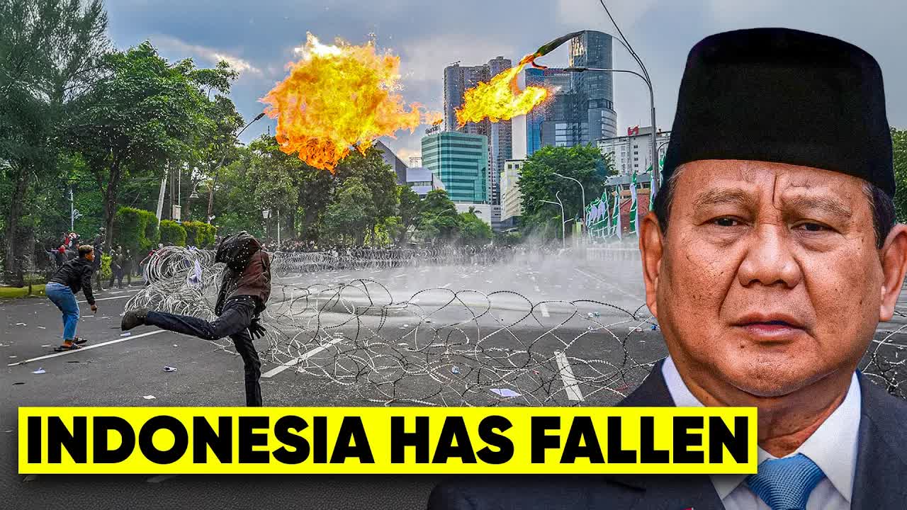 Indonesia is burning, 170 million people in poverty, protests everywhere!