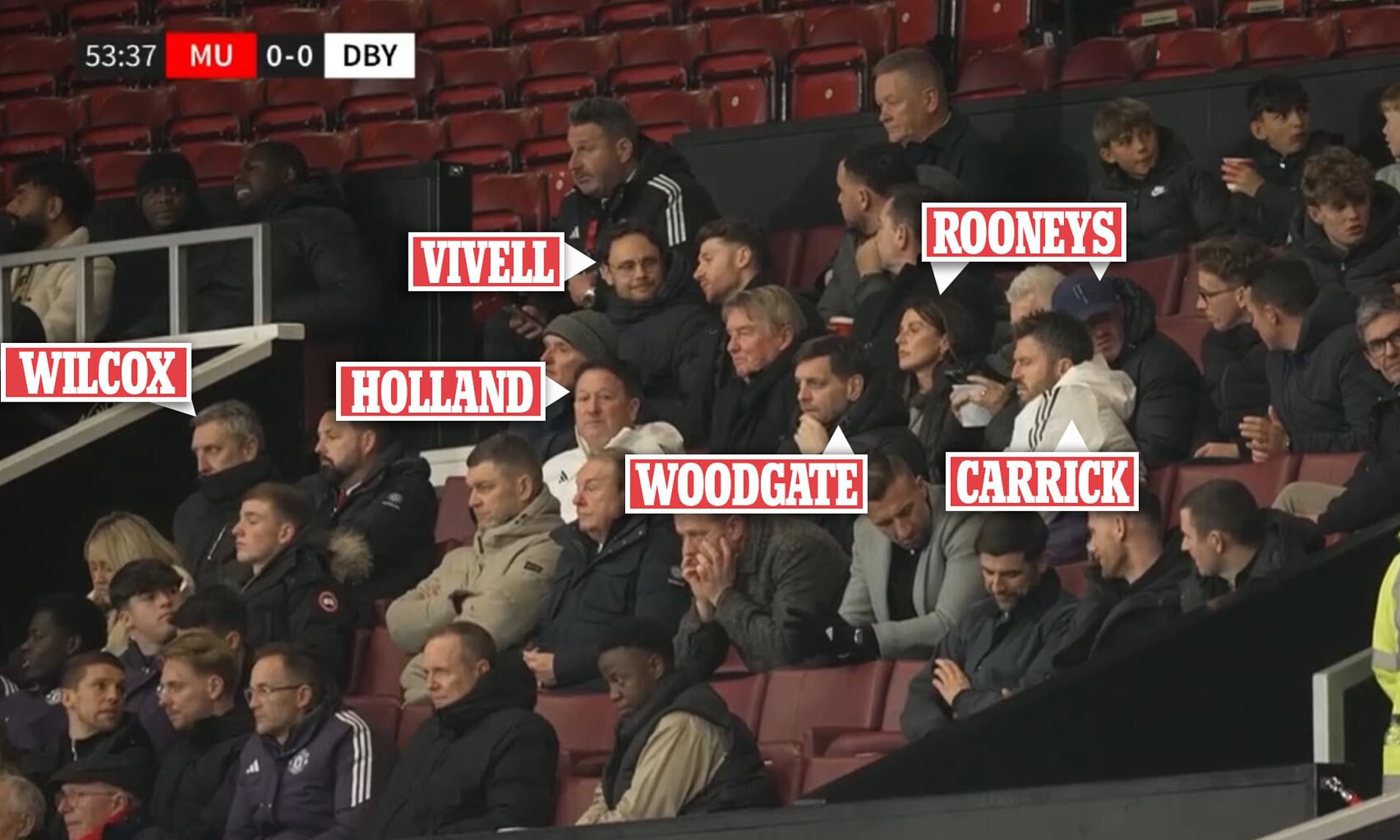 Wayne and Coleen Rooney watch son Kai, 16, make Old Trafford debut in ...