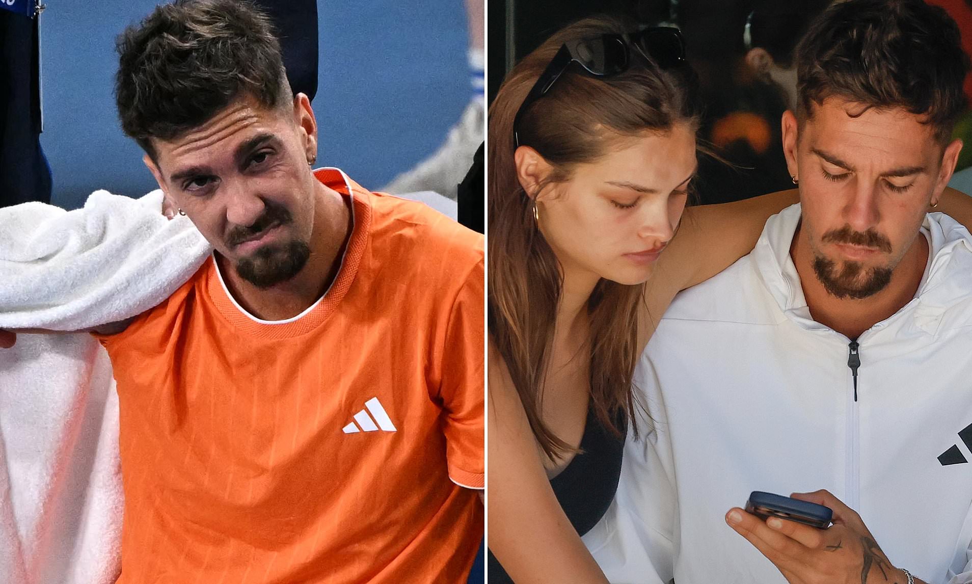 Kokkinakis spends time with model Paige Henry as he weighs up tennis future