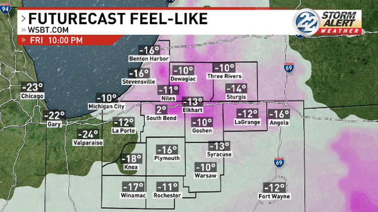 Dangerous wind chills continue into Saturday; widespread snow late weekend