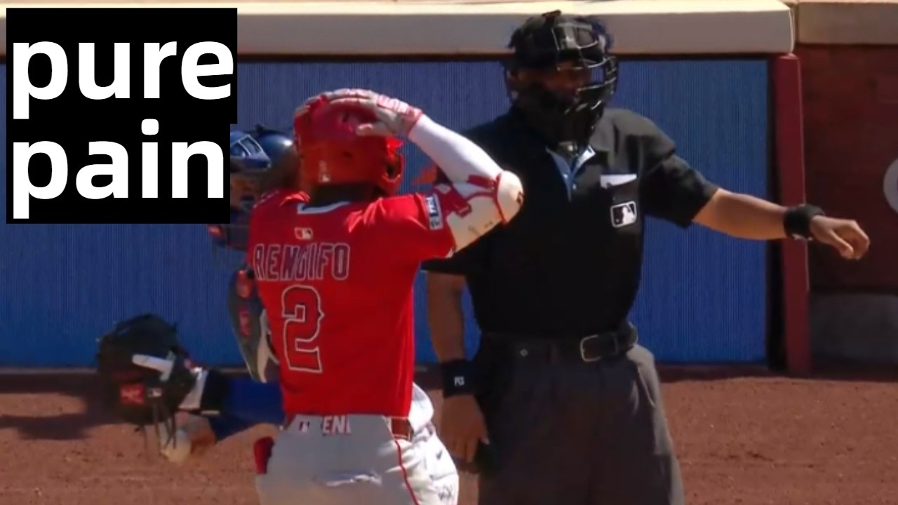 We just saw a hitter strike out looking despite not seeing a single strike
