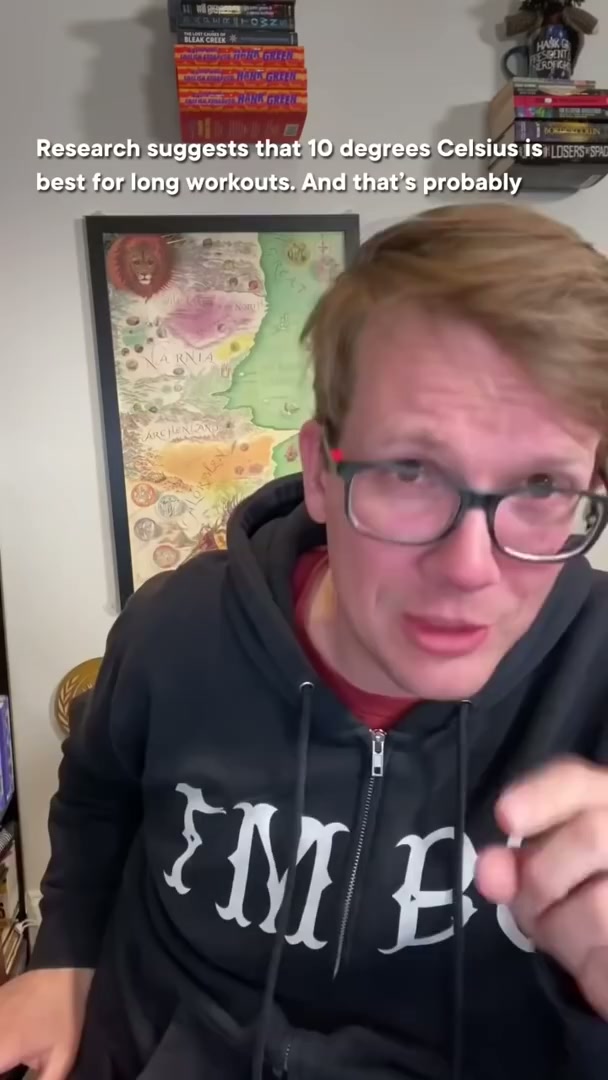 Is exercising indoors harder? #shorts #science #SciShow