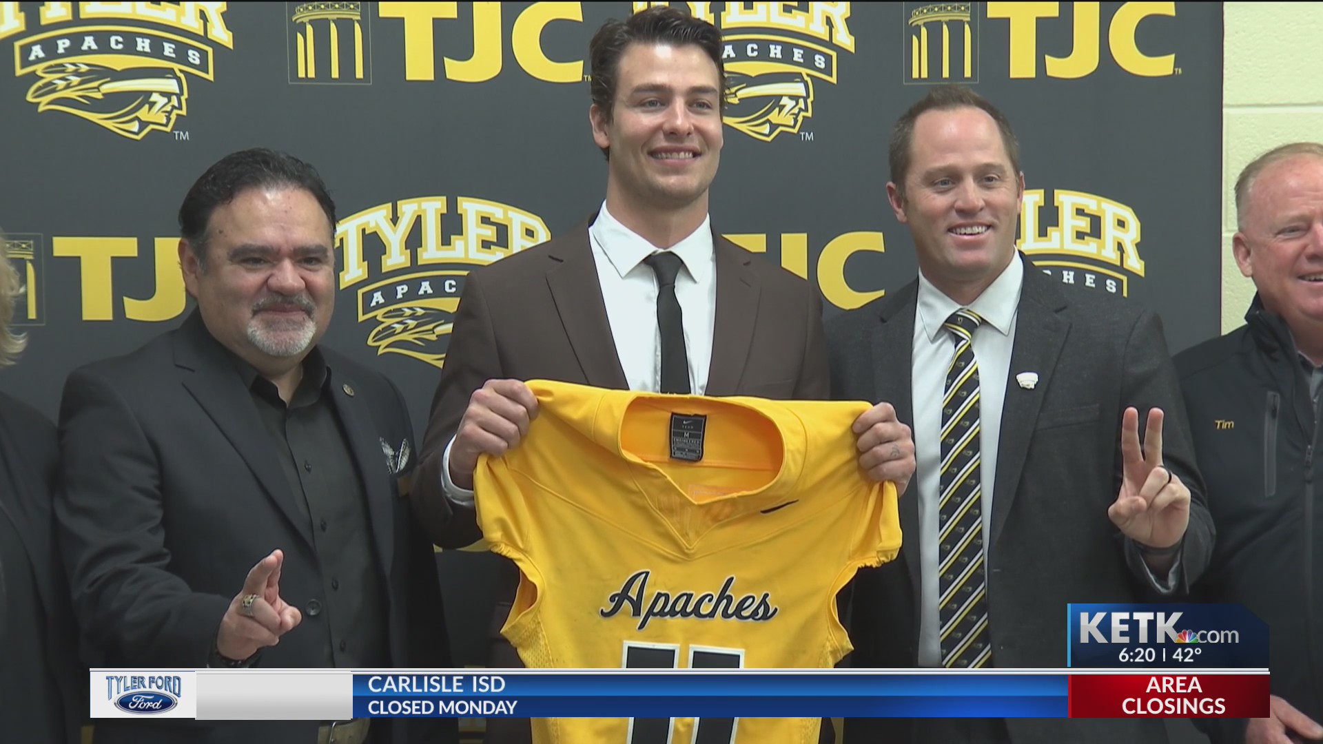 Brady Davis takes over as 11th head coach in TJC football program history
