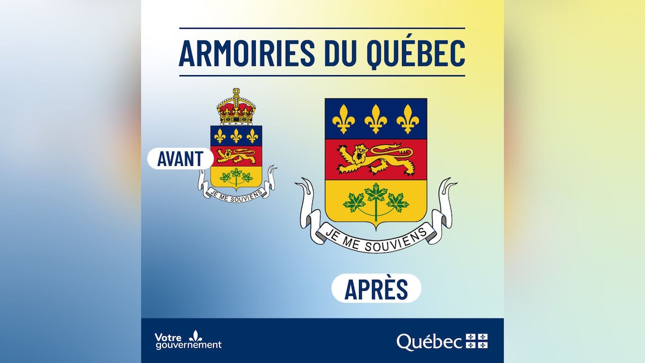 Quebec revamps its coat of arms, removes British crown