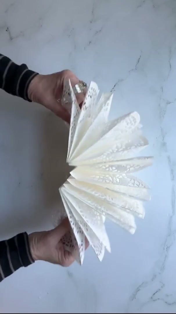 Glue some Dollar Tree doilies together 🤭 ️