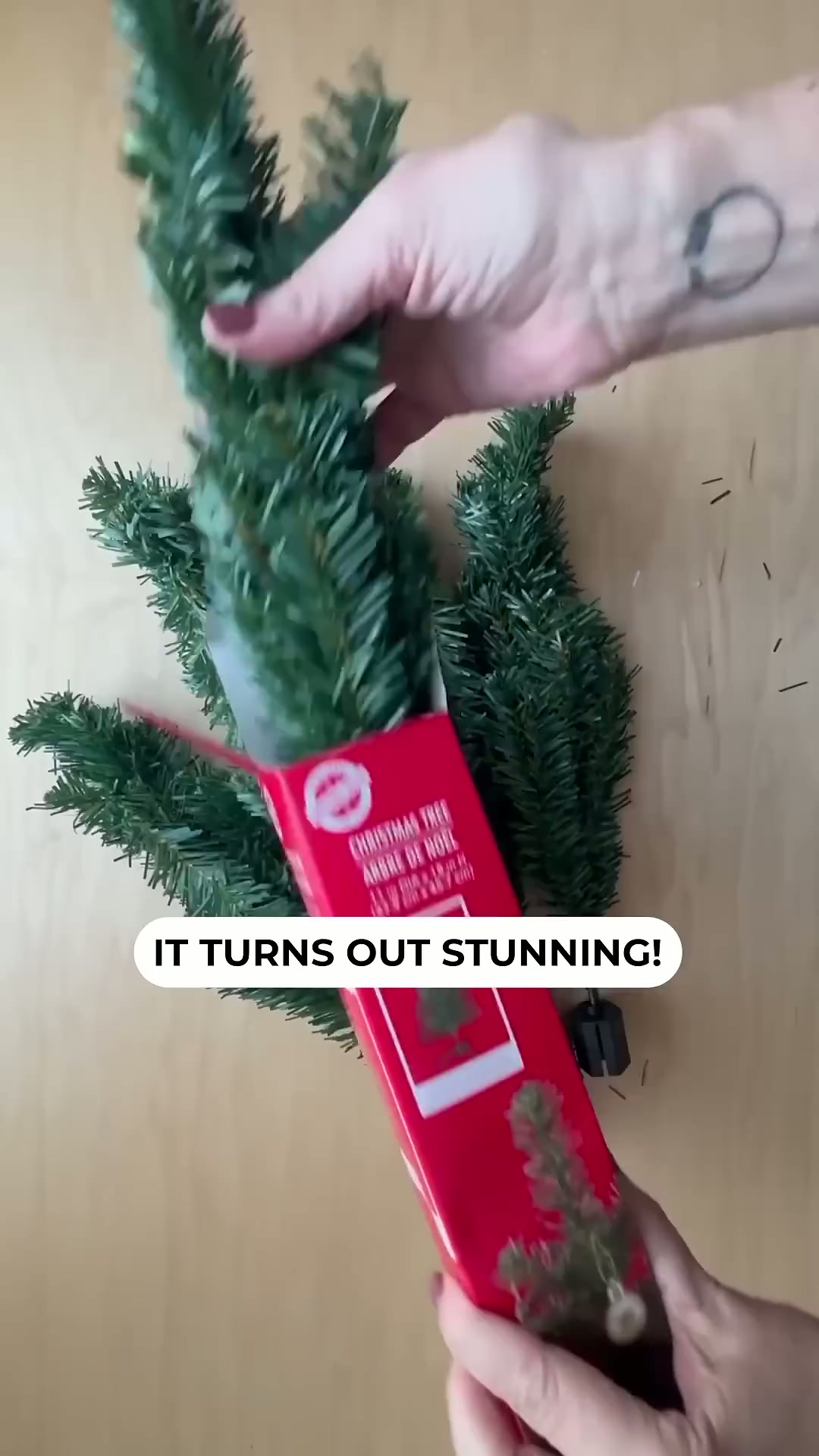 Run to dollar store for mini trees... 🌲