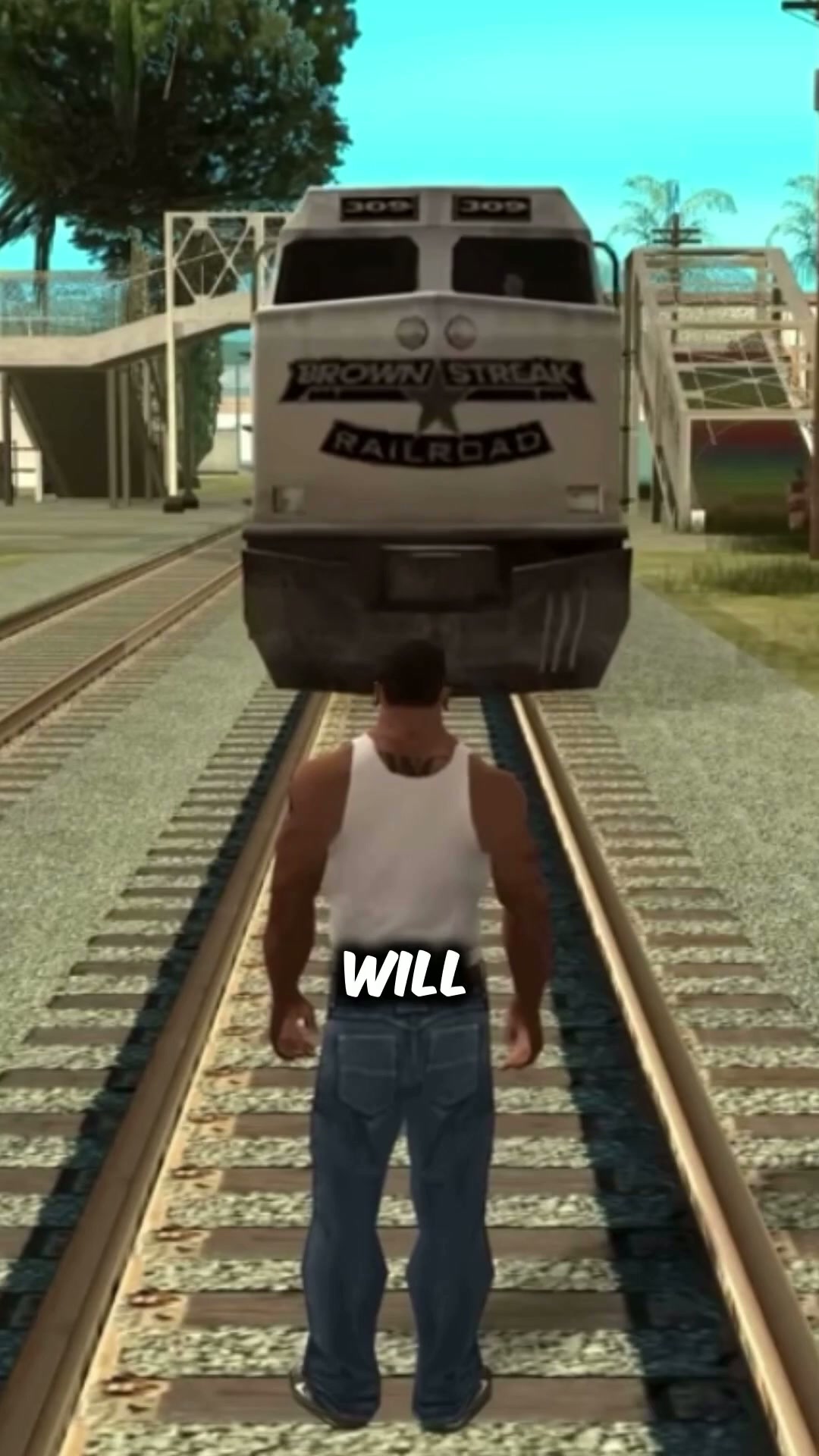 What happens if you hit the train in every GTA games ? #videogames # ...
