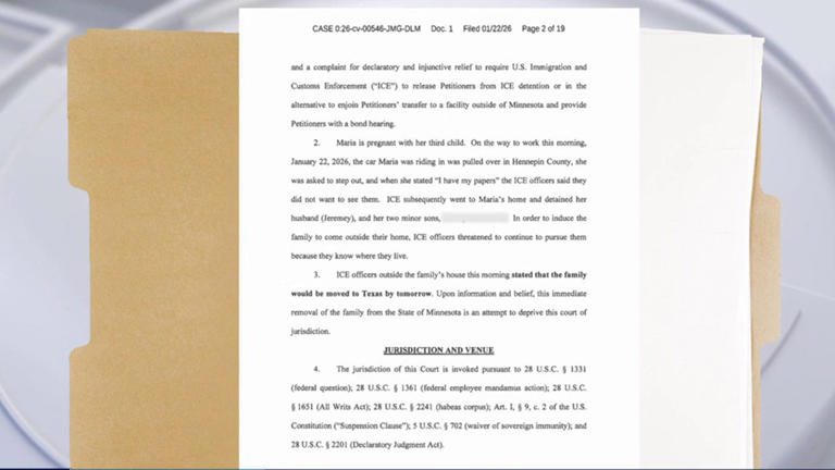 Hopkins family from Ecuador detained; judge orders feds not to move them