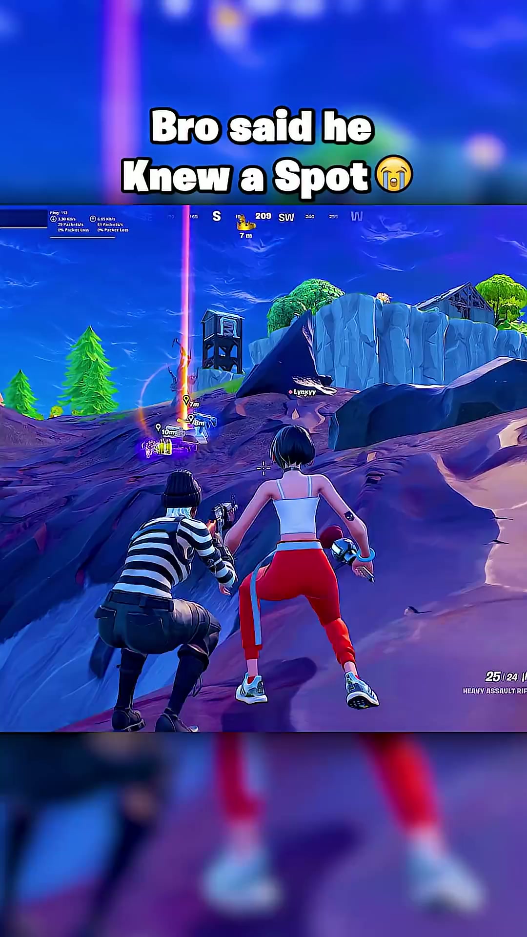 My duo cheated under the map