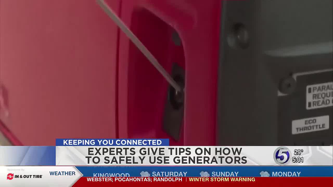 Officials remind residents of generator safety ahead of the winter storm