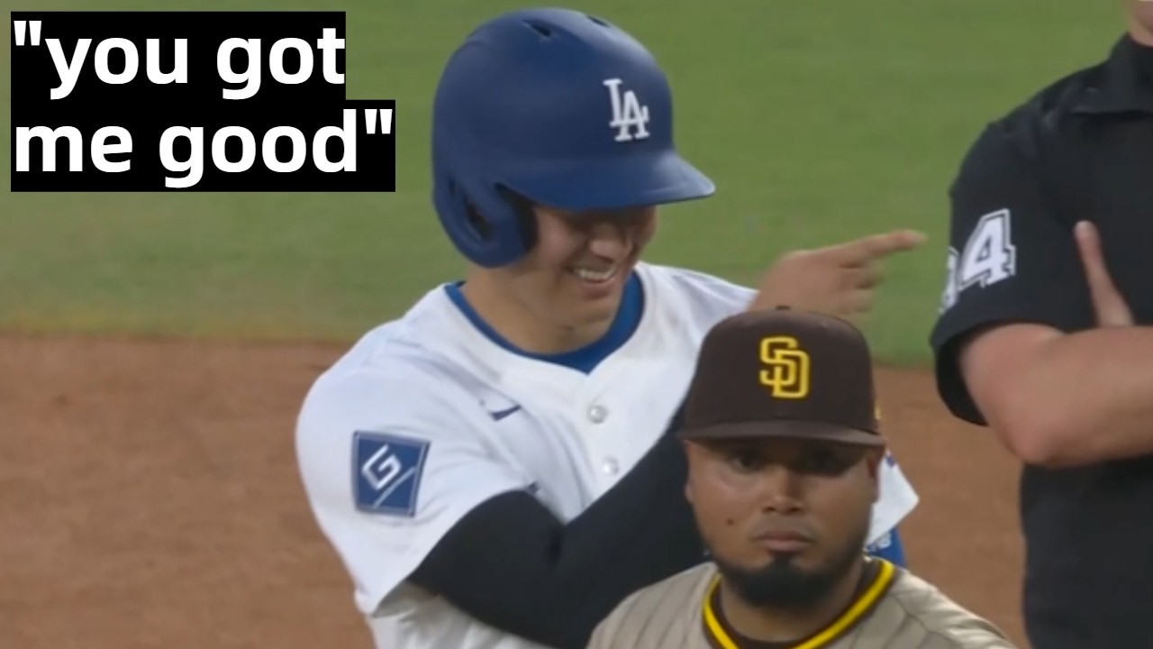 The Padres just hit Shohei Ohtani intentionally, and he couldn't have ...