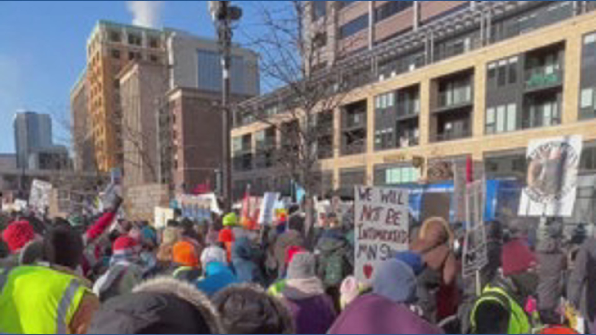 Thousands protest ICE operations in Minnesota