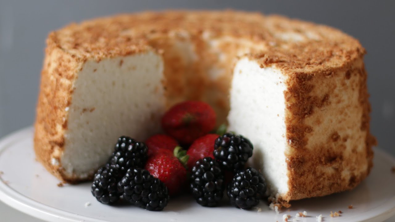 How to make angel food cake | Easy homemade angel food cake recipe